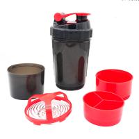 China Free BPA 600ml Plastic Protein Shaker Bottle Fitness Workout Tools for sale