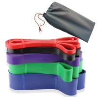 China TPE Resistance Bands 280cm x 2.9cm Anti Wear Pull Up Loop Band Heavy Duty for sale