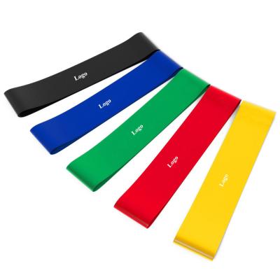 China TPE Resistance Bands 600mm x 50mm High Tension Glute Bridges Training 2pcs for sale