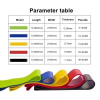 China TPE Resistance Bands 600mm x 50mm High Tension Glute Bridges Training 2pcs for sale