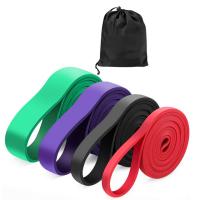 China TPE Resistance Bands Set 7 Pack 0.5kg to 0.53kg Pull Up Assist Bands for Powerlifting for sale