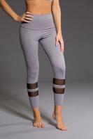 China Fitted Ribbed Women Yoga Pants Autumn Anti Cellulite Workout Leggings 95% Polyester for sale