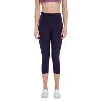 China Wholesale 100pcs Women High Waist Yoga Pants 4 Way Stretch Nylon Breathable Activewear for sale