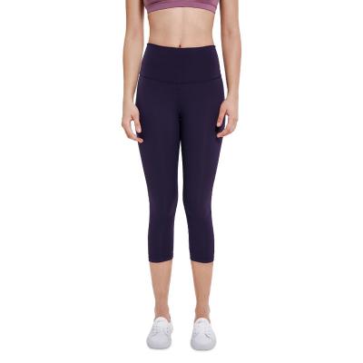 China Wholesale 100pcs Women High Waist Yoga Pants 4 Way Stretch Nylon Breathable Activewear for sale