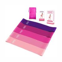 China 5pcs 18.5cm Natural Latex Resistance Bands Pastel for sale