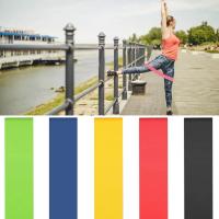 China ZHIHUI TPE Silicone Exercise Bands Yoga Resistance Rubber for sale