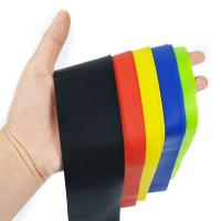China Natural Latex Resistance Band 17.8cm x 0.8cm X Light Strength Training Loop for sale