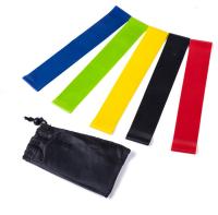 China Natural Latex Resistance Band 17.8cm x 0.8cm X Light Strength Training Loop for sale