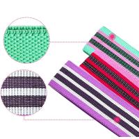 China OEM 70lbs Workout Fabric Resistance Bands 40lbs Peach Band Set for sale