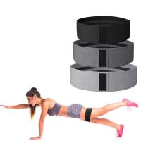 China SGS Certified Fabric Resistance Bands 66-86cm Non-Slip Hip Circle Booty Bands 3 Pack for sale