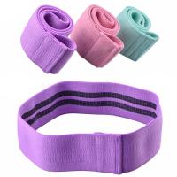 China SGS Certified Fabric Resistance Bands 66-86cm Non-Slip Hip Circle Booty Bands 3 Pack for sale