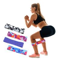 China SGS Certified Fabric Resistance Bands 66-86cm Non-Slip Hip Circle Booty Bands 3 Pack for sale