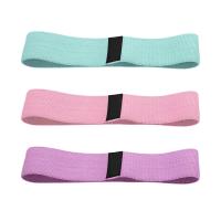 China 38cm 45lbs Fabric Resistance Bands 15 Inch Anti Skid Workout Loop for sale