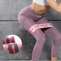 China 80mm Width Fabric Non Slip Resistance Bands Anti Flanging Cute Booty Bands for sale