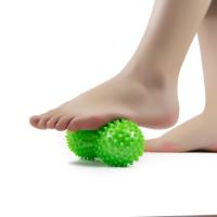 China 15cm PVC Peanut Massage Ball for Fasciitis Pain Relief Spiky Muscle Relaxation for sale