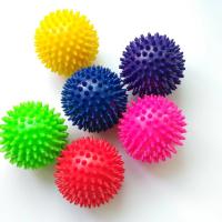 China Wholesale PVC Yoga Spiky Massage Ball 7.5 cm for Muscle Relief and Fitness for sale