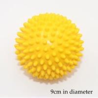 China Custom Color Soft Silicone Spiky Foot Roller Massage Ball 6cm for Muscle Relief for sale