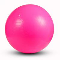 China ZH SGS No Glue Eco Friendly PVC Yoga Ball 55cm Anti Burst Stability Ball for Home Gym for sale