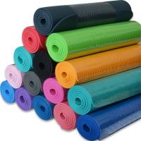 China Custom Logo NBR Non Slip Yoga Mat 183x61x10mm Eco Friendly Thick Foam for sale