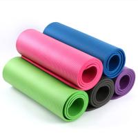 China 3.5mm Thickness Workout Yoga Mat 173cm*61cm NBR Machine Washable Exercise Mat for sale