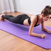 China 3.5mm Thickness Workout Yoga Mat 173cm*61cm NBR Machine Washable Exercise Mat for sale