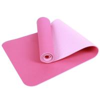 China TPE Non Slip Yoga Mat 183x61x0.6cm Eco Friendly Workout Mat with Carry Strap for sale