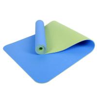 China TPE Non Slip Yoga Mat 183x61x0.6cm Eco Friendly Workout Mat with Carry Strap for sale