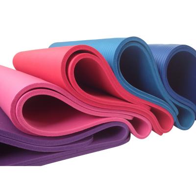 China Eco Thick Non Slip Exercise Mat Non Toxic 20 Mm Thick Yoga Mat for sale
