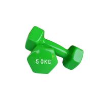 China Thin Arm Dip Plastic Dumbbells 5kg Eco Friendly 2kg Ladies Dumbbells for sale