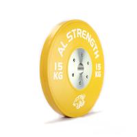 China OEM LBS Dumbbell Bumper Plates Weightlifting 45 Lb Bumper Plates for sale