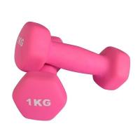 China Custom Neoprene Dumbbell Set 1-10kg Vinyl Coated Hand Weights for Strength Training for sale