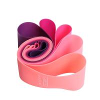 China 60*5cm 40LB Natural Latex Resistance Bands Exercise Stretch Bands for sale