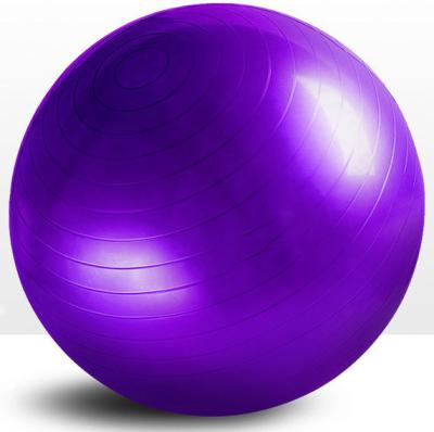 China Eco Friendly PVC Yoga Ball 55cm for Gym Exercise Balance Training Non Toxic Durable for sale