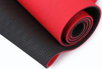 China Custom Print Exercise Bamboo Thick NBR Gymnastics Yoga Mat for sale