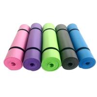 China NBR Eco Friendly Non Slip Yoga Mat 120x61x1cm Custom Logo Anti Tear for sale