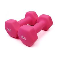 China Custom Neoprene Hex Dumbbell Set 1-10 kg Non-Slip Waterproof Fitness for Women for sale