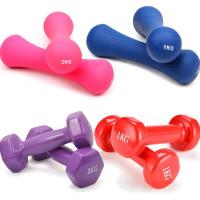 China Cast Iron Neoprene Dumbbell Set 0.5-3kg Hex Non-Slip Hand Weights for Home Fitness for sale