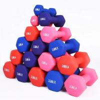 China Cast Iron Neoprene Dumbbell Set 0.5-3kg Hex Non-Slip Hand Weights for Home Fitness for sale