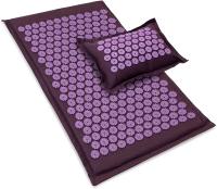 China PVC Acupressure Yoga Mat 75x42cm Green Eco Friendly Massage Mat for Pain Relief for sale