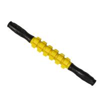 China Eco Round Bead Back Massage Roller Stick Deep Tissue TPE Handle 39cm for sale