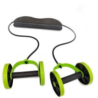 China SGS  16.92*6.29*1.96'' Ab Roller Double Wheel 95cm Rope ABS Plastic Pressure Resistant for sale