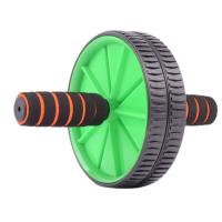 China ZHIHUI Single Wheel Ab Roller Plastic Disc Ab Wheel Roller Set Bodybuilt For Home for sale