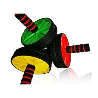 China ZHIHUI Single Wheel Ab Roller Plastic Disc Ab Wheel Roller Set Bodybuilt For Home for sale