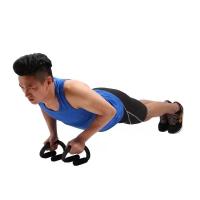 China 12cm 18cm S Shaped Push Up Bars Muscle Up Fitness Workout Tools for sale