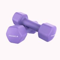 China 1kg Neoprene Dumbbell Set Multi Color Fitness Strength Training Pink for sale