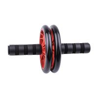 China 5 in 1 Ab Wheel Roller Set 22x16cm Dual Wheel Home Gym Abdominal Muscle Trainer for sale
