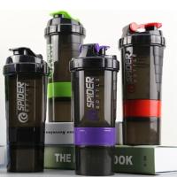 China Free BPA 600ml Plastic Protein Shaker Bottle Fitness Workout Tools for sale