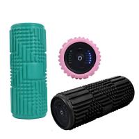 China OEM Vibrating Massage Foam Roller Bluetooth Silicone Foam Muscle Deep Tissue for sale