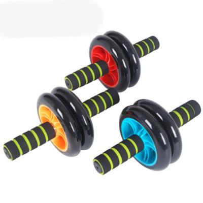 China OEM 145cm Double Wheel Ab Roller with Handgrip BSCI Certified Abdominal Muscle Fitness Wheel for sale