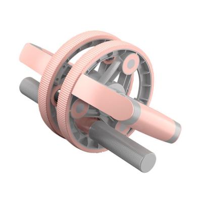 China PP Stable Handle Multifunction Abdominal Exercise Wheel Ab Roller Set 2 Wheel for sale